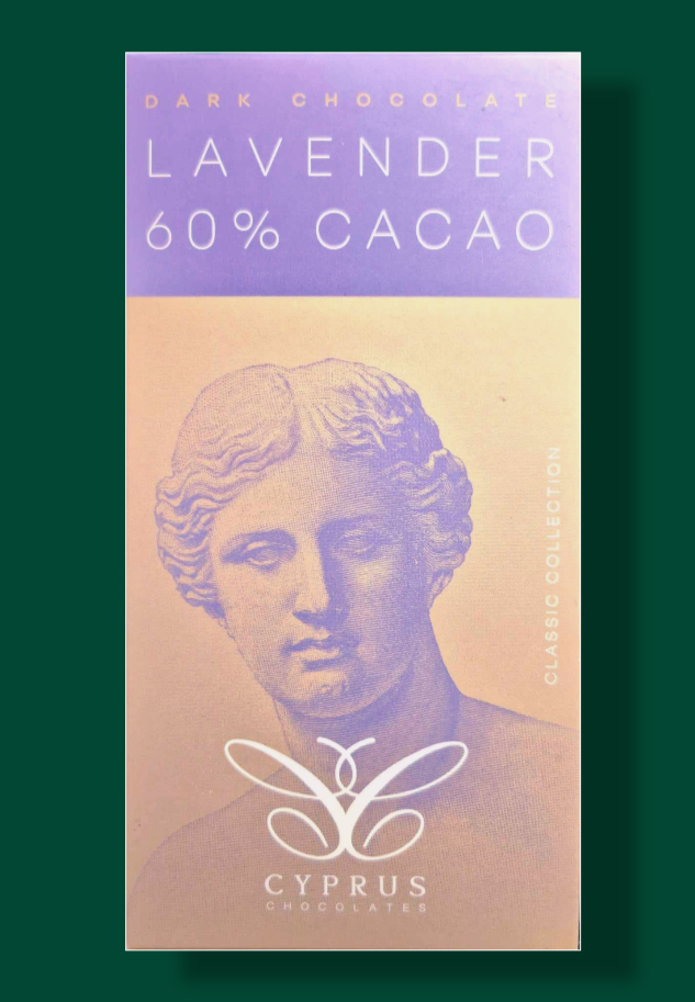 Lavender Dark chocolate bar – Cyprus Chocolates